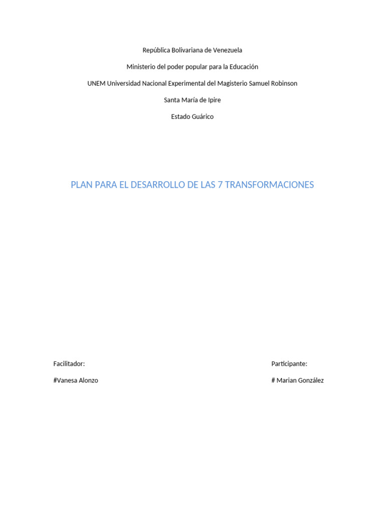 7 Transformaciones | PDF