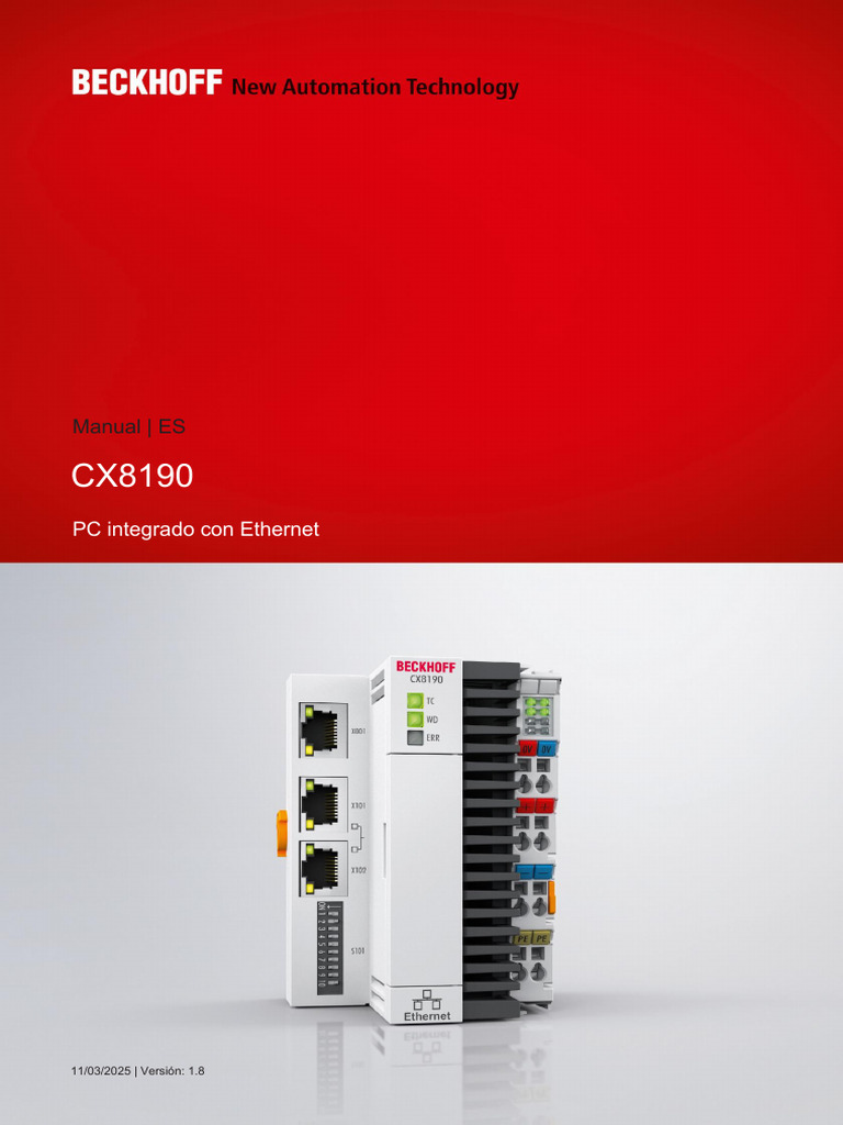 Manual Embedded PC With Ethernet - TRADUCIDO | PDF | Controlador de ...