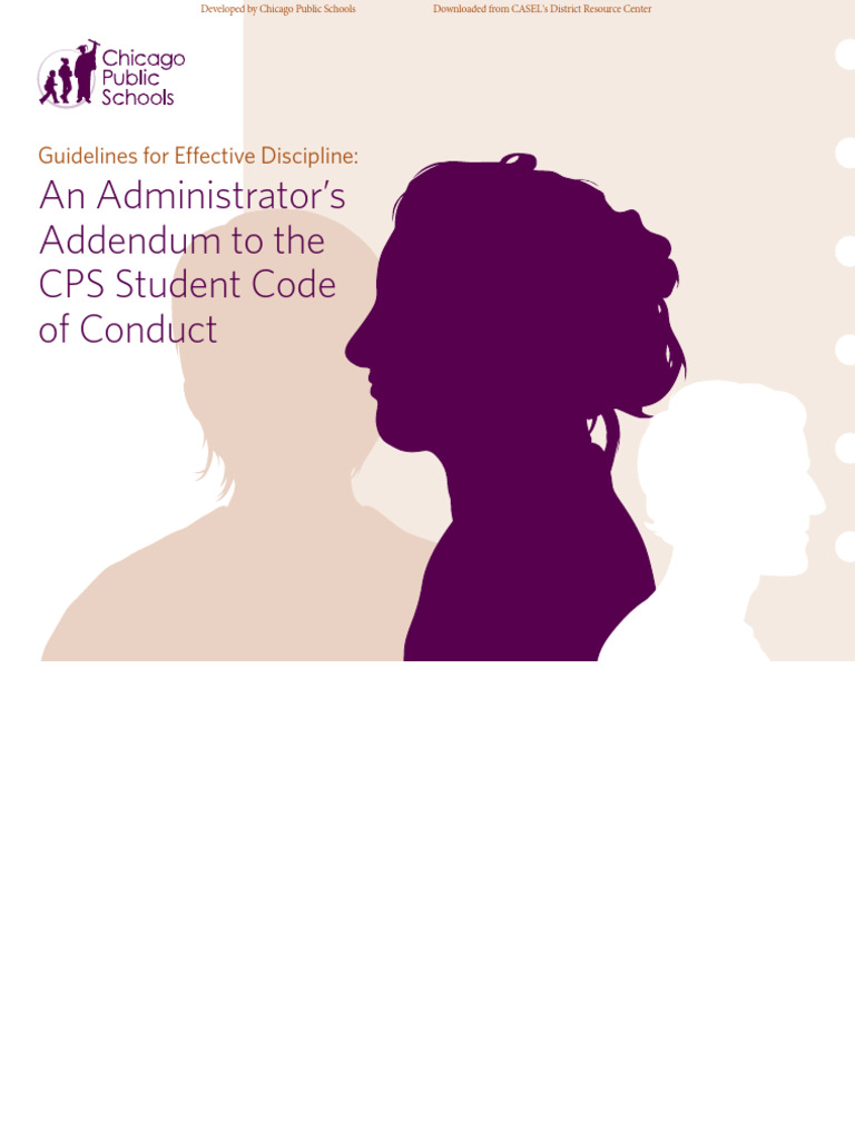 Addendum To The Student Code of Conduct - Guidelines For Effective ...