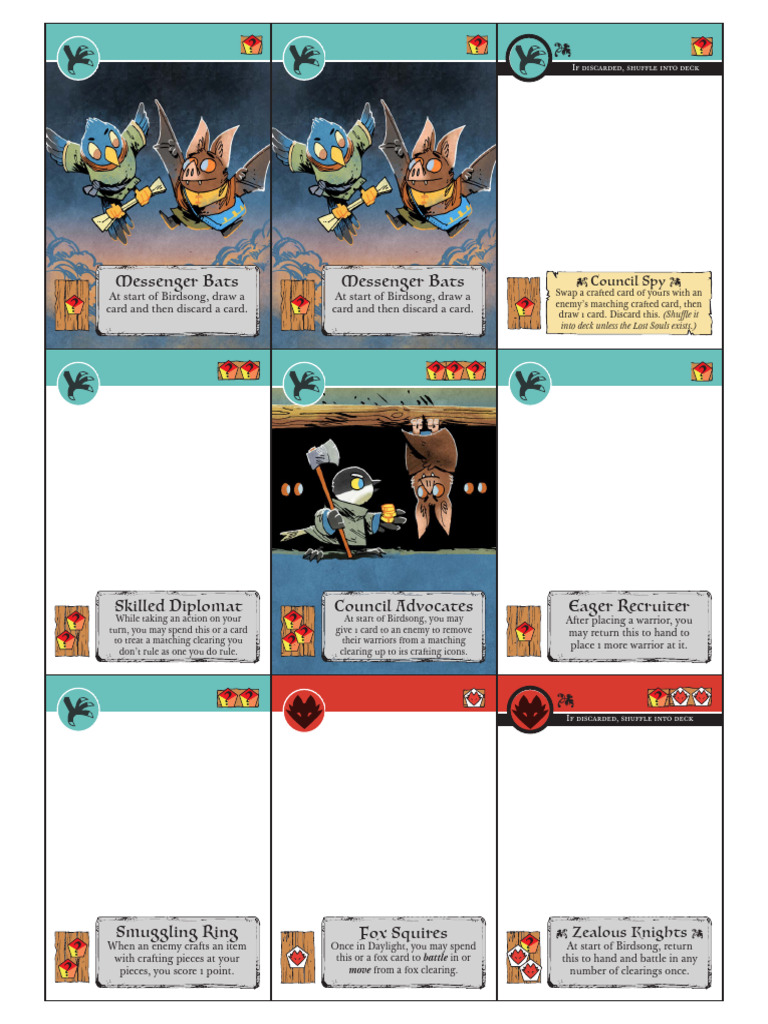 Squires and Disciples Deck | PDF