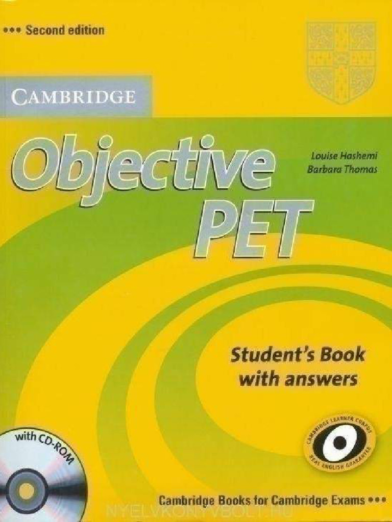 Cambridge Objective PET 2nd Edition Students Book With Answers | PDF