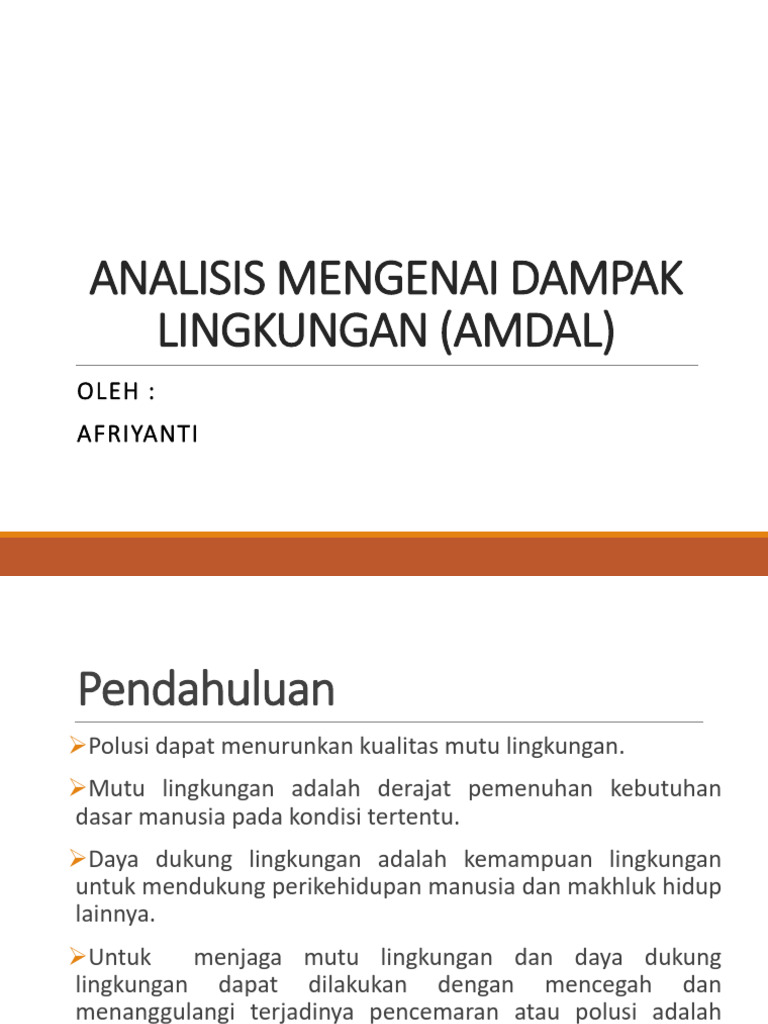 7. ANALISIS-MENGENAI-DAMPAK-LINGKUNGAN-AMDAL | PDF