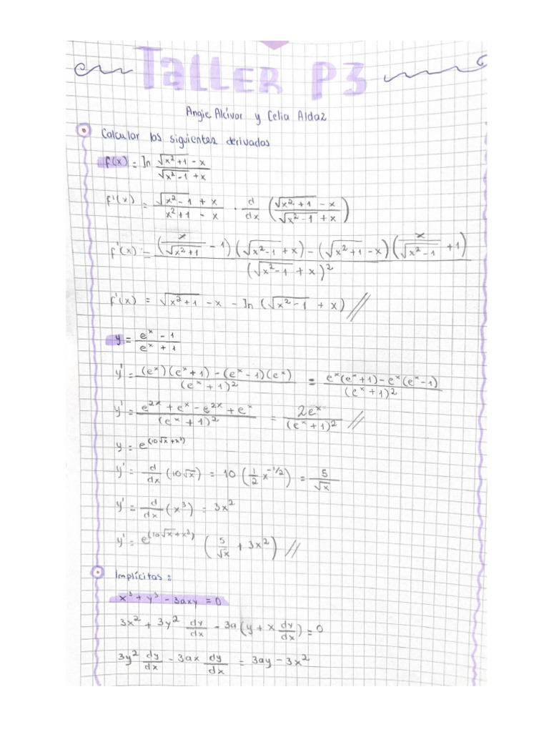 Taller Grupal - Ejercicios para Examen P3 | PDF