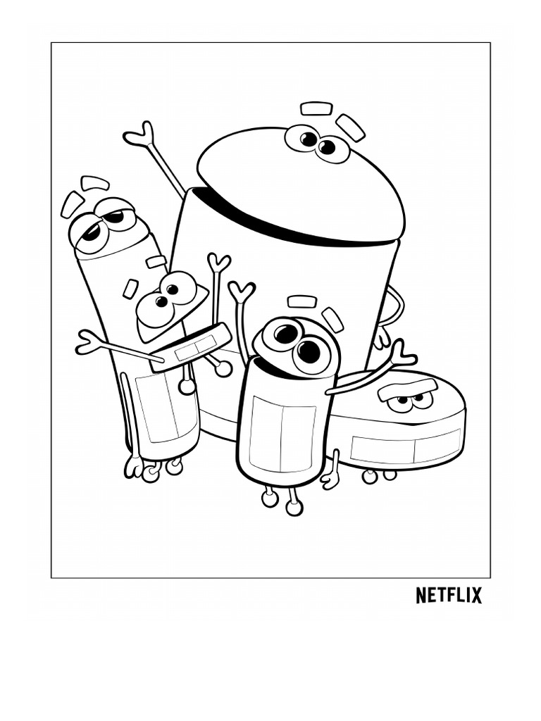 Netflix Coloring Page | PDF