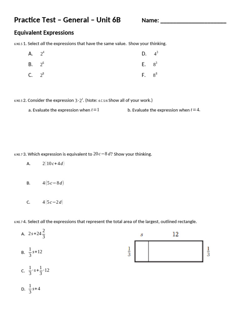 Unit 6b Practice Test Pdf