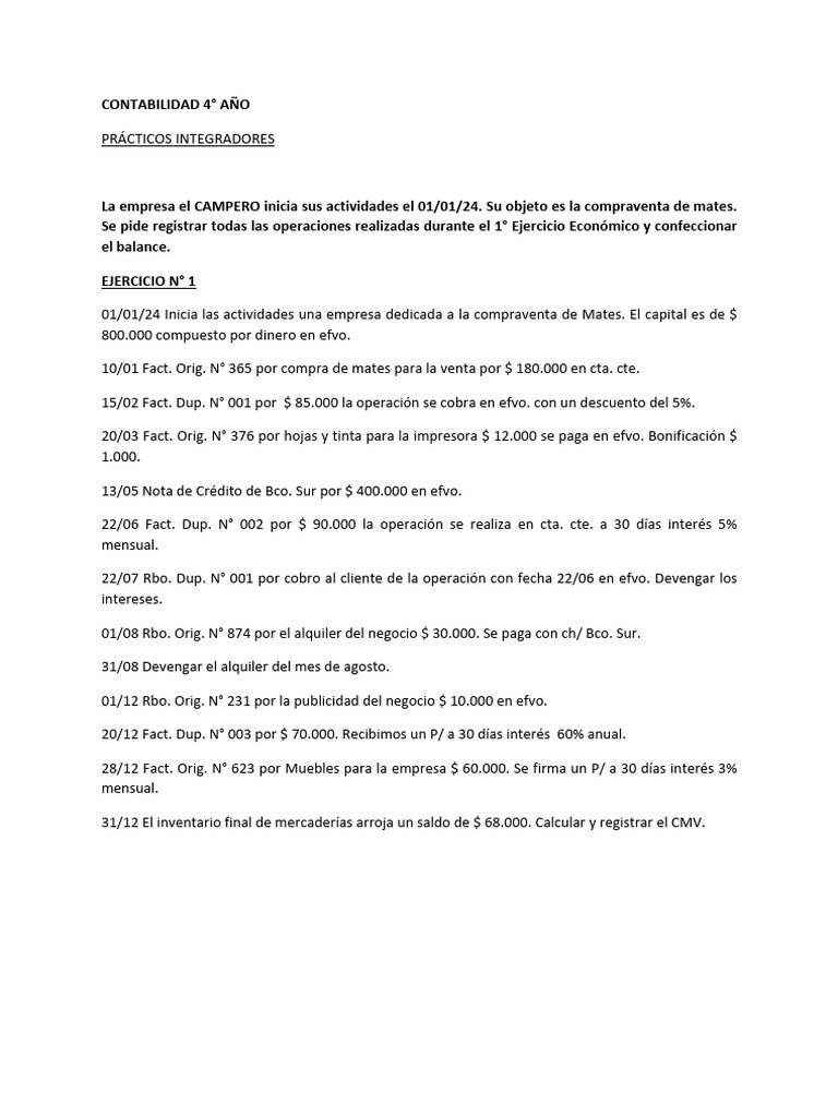 Trabajo Práctico Integrador | PDF