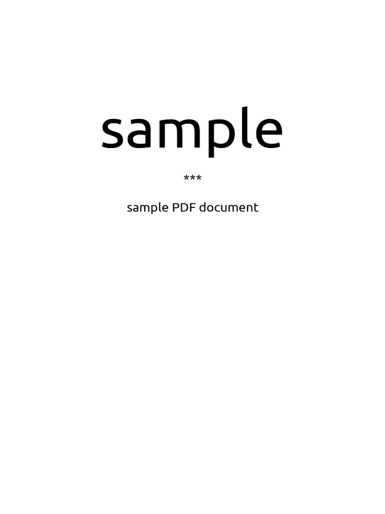Sample 1 | PDF