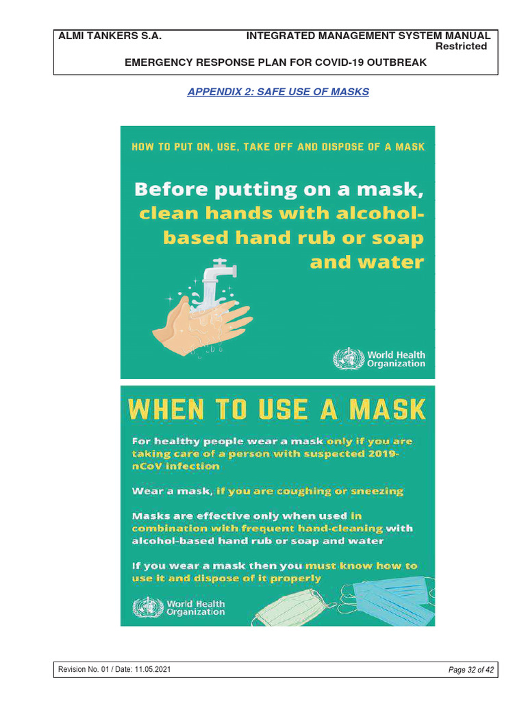 Appendix 2 - Safe Use of Masks 2 | PDF
