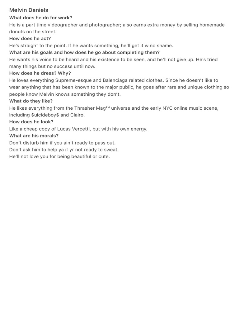 Melvin Daniels | PDF