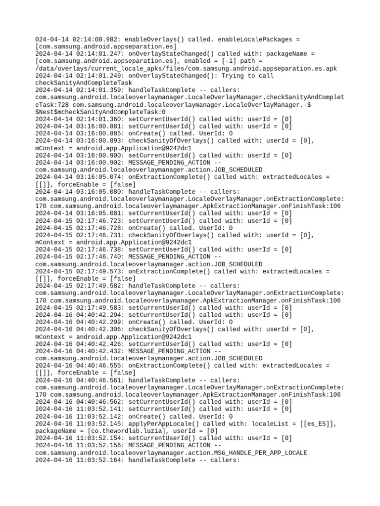 Lom Log | PDF | Android (Robot) | Software