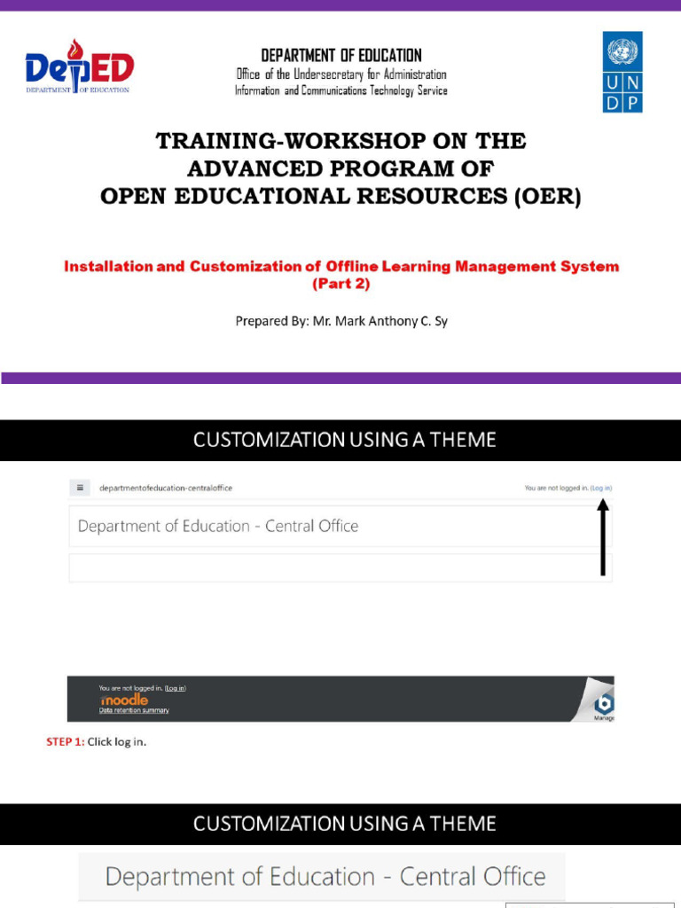 Moodle Part 2 (Customization Using A Theme) | PDF