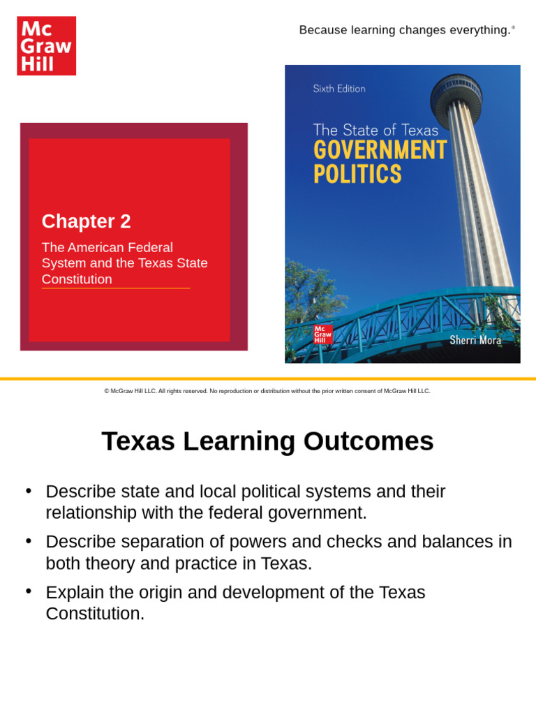 Texas Federalism and State Constitution Overview | PDF | Constitutional ...