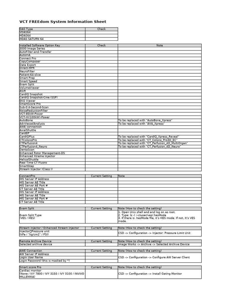 System_Information_Sheet | PDF | Server (Computing) | Computer Architecture
