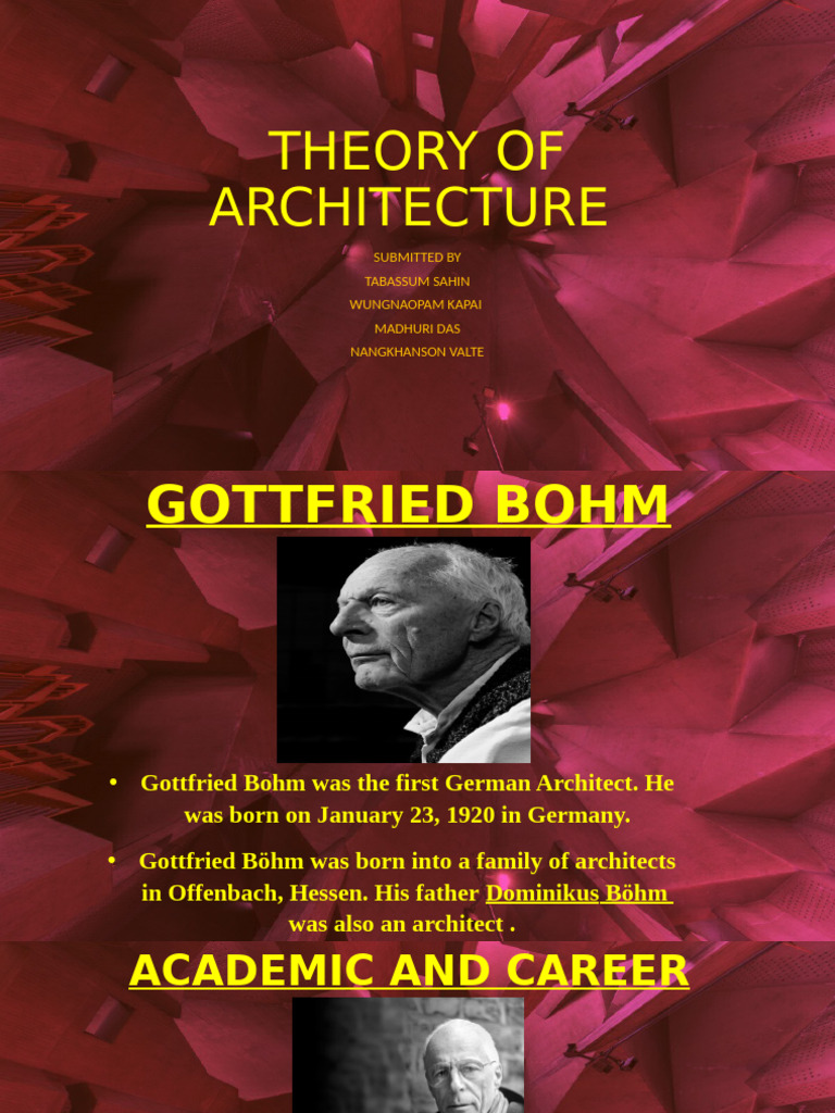 Theory of Architecture | PDF