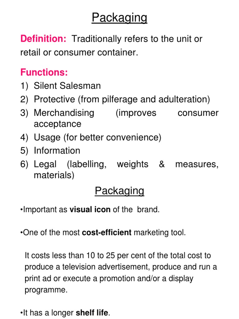 Packaging | PDF