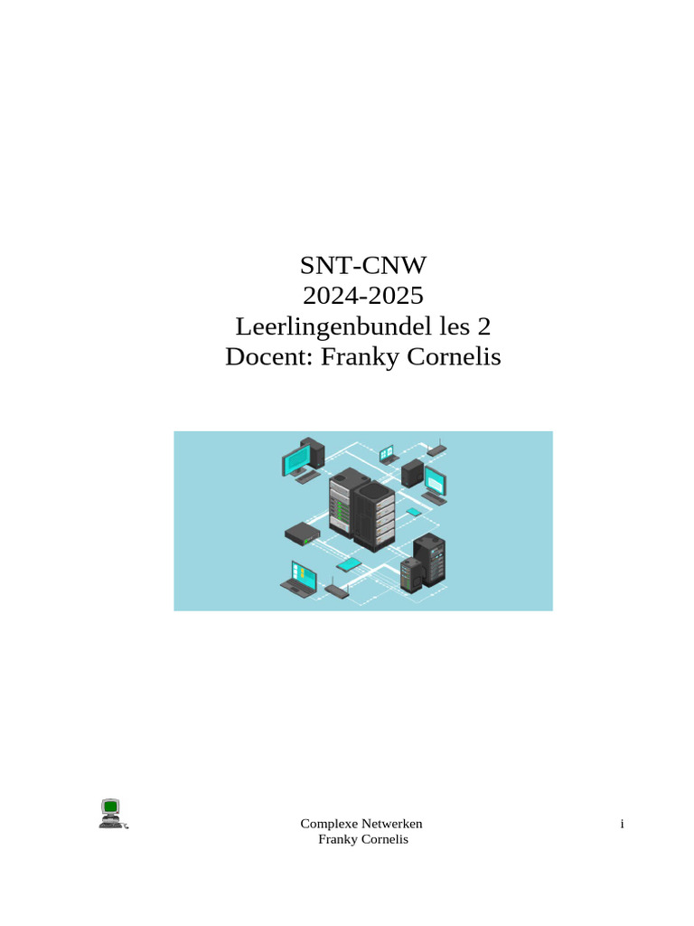 SNT-CNW Leerlingenbundel Les 2 Milan | PDF