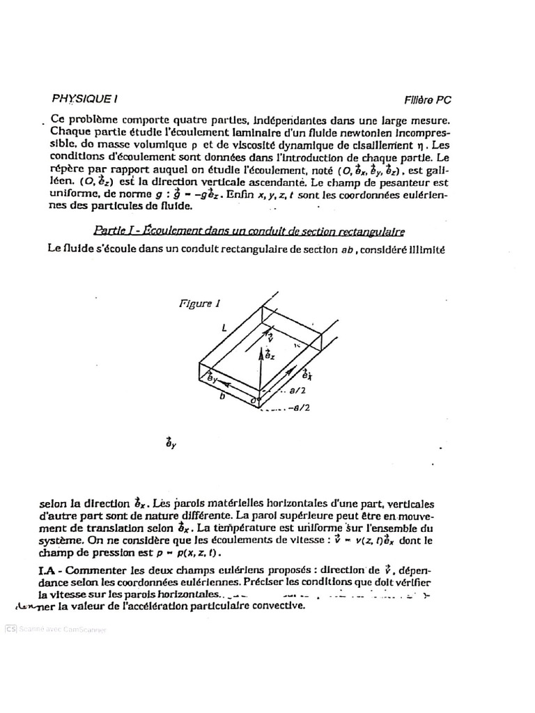 RFH Psi Des Problms Corrig de Mec Fluide | PDF