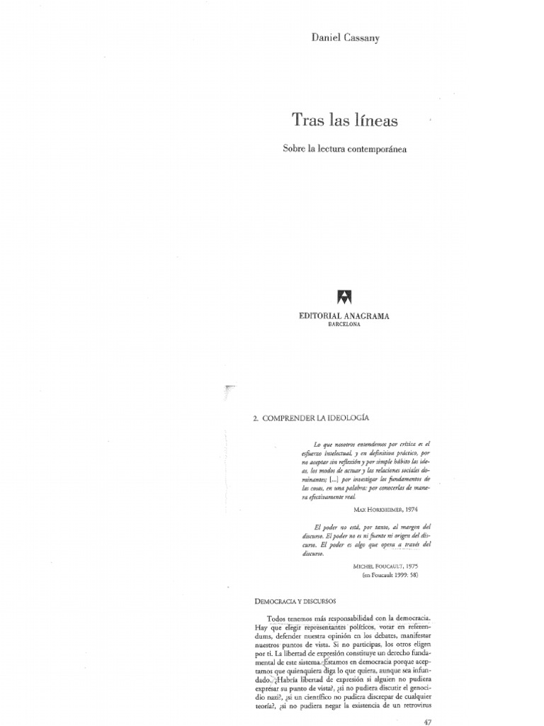 Tras Las Lineas | PDF