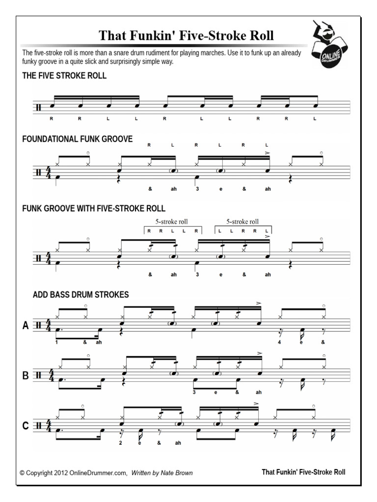 That Funkin' Five-Stroke Roll | PDF
