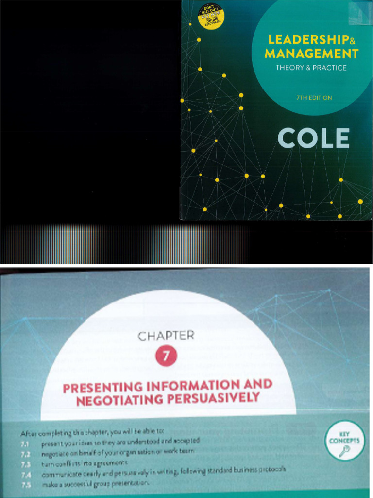 BSBXCM501 - Leadership Management Theory Pratcice Chapter 7.v1.0 | PDF