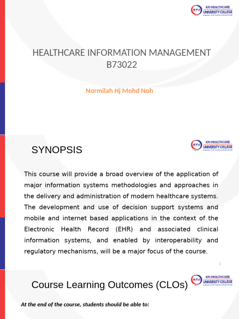 Ch01 The Health Information Technology Landscape | PDF | Electronic ...