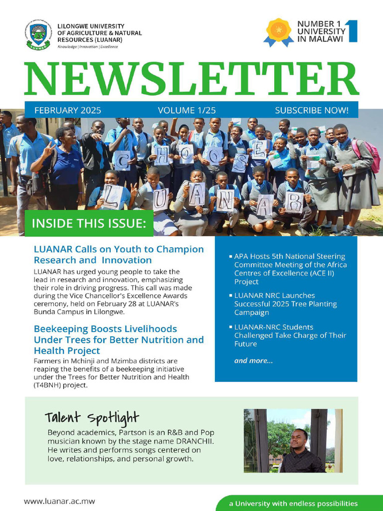 LUANAR February 2025 Newsletter | PDF