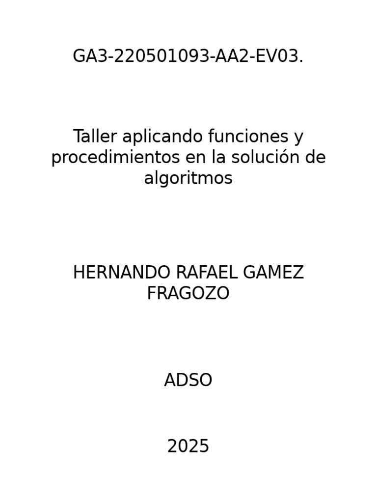 Ga3 220501093 Aa2 Ev03 | PDF