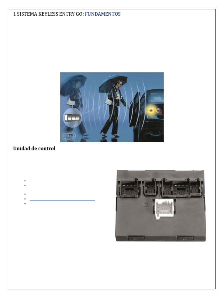 Control del sistema Keyless Entry Fiat Toro | PDF | Cambiar | Antena ...