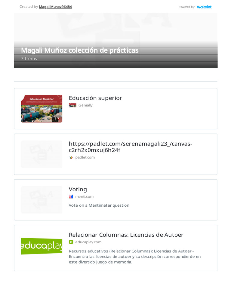 Magali Muñoz 701 - Colección de Prácticas | PDF