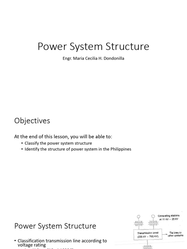 Power System Structure | PDF | Electric Power Transmission | High ...