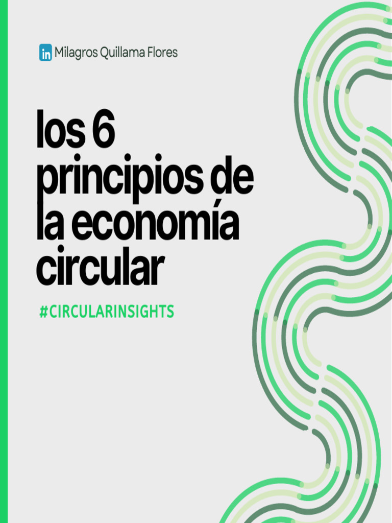 Principios de Economia Circular | PDF | Entorno natural | Economias