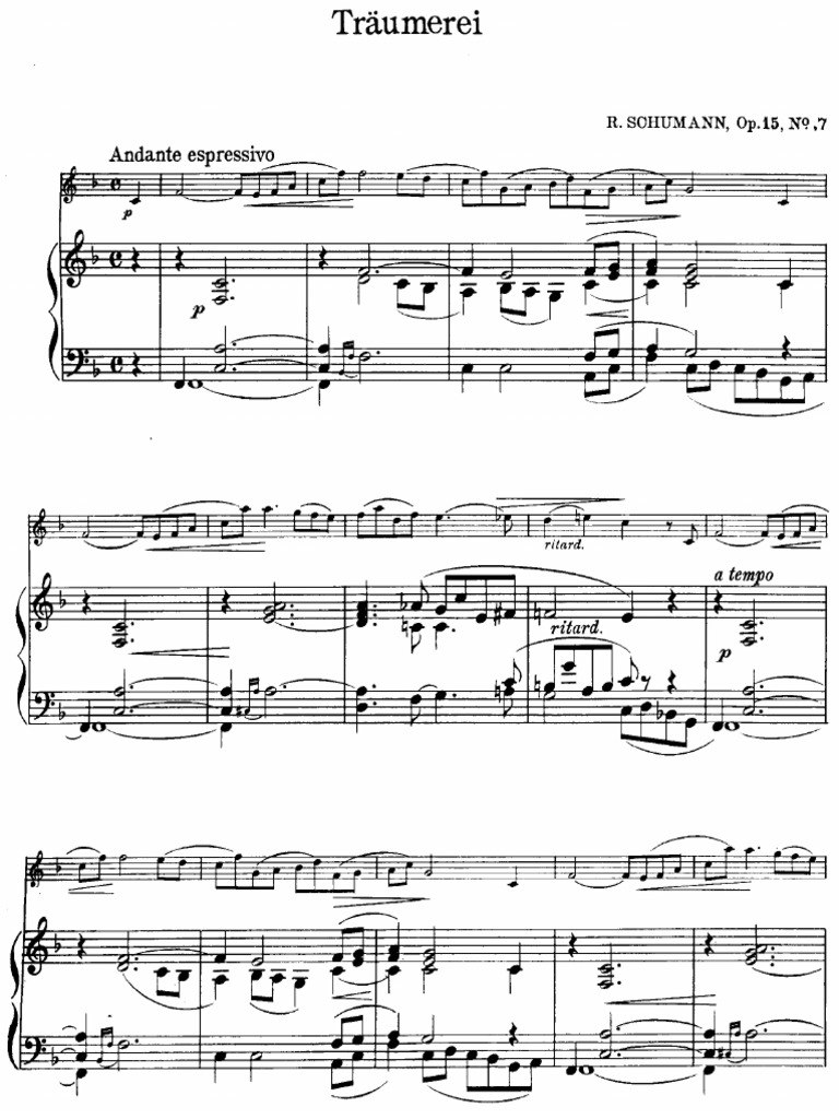 schumann-traumerei-score | PDF