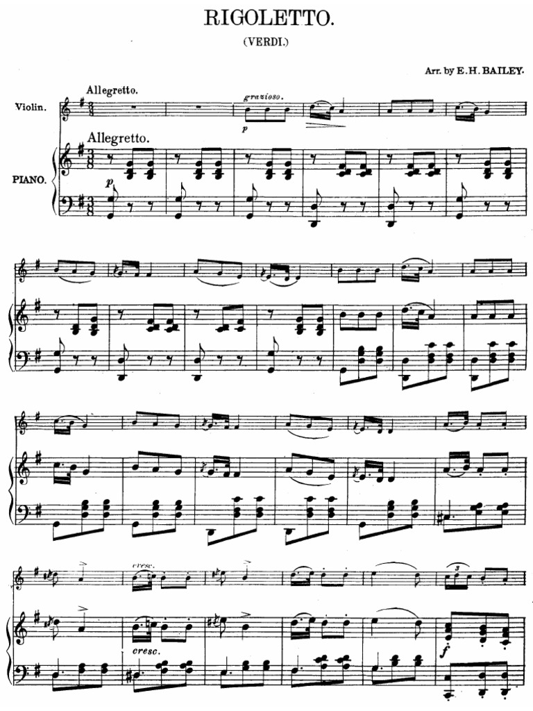 Verdi Rigoletto 2 Score | PDF