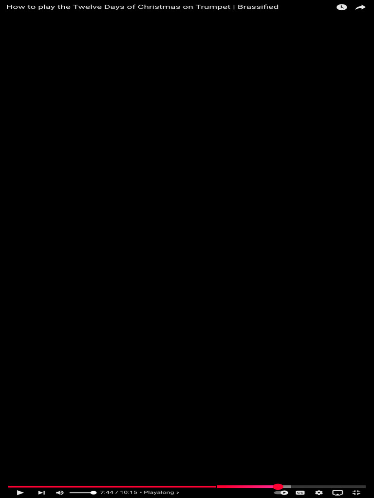 How To Play The Twelve Days of Christmas On Trumpet Brassified - YouTube | PDF