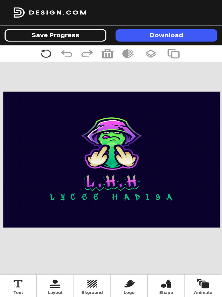 Alien Middle Finger Gang Logo Design - Com Logo Maker | PDF