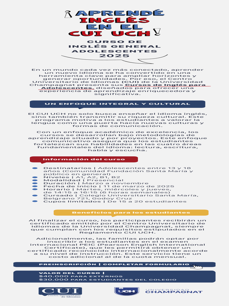CUI Ingles | PDF