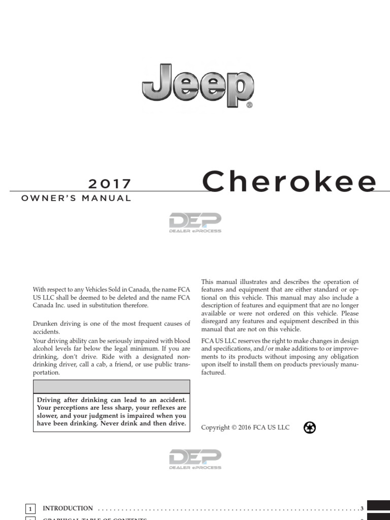 2017 Cherokee | PDF | Transport Economics | Car