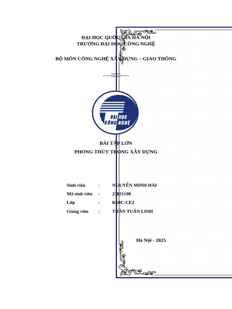 Bìa BTL Phong Thu | PDF