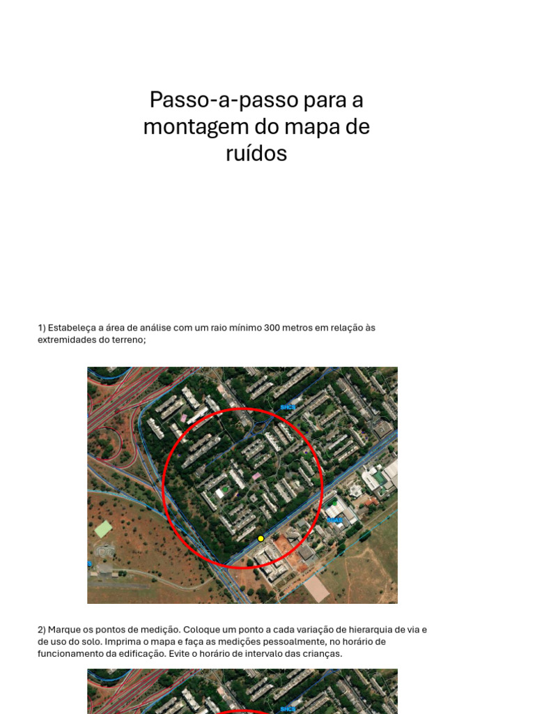 Passo-A-Passo para A Montagem Do Mapa de Ruídos | PDF