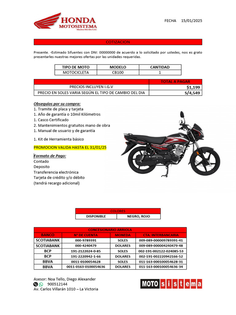 Honda CB100 | PDF