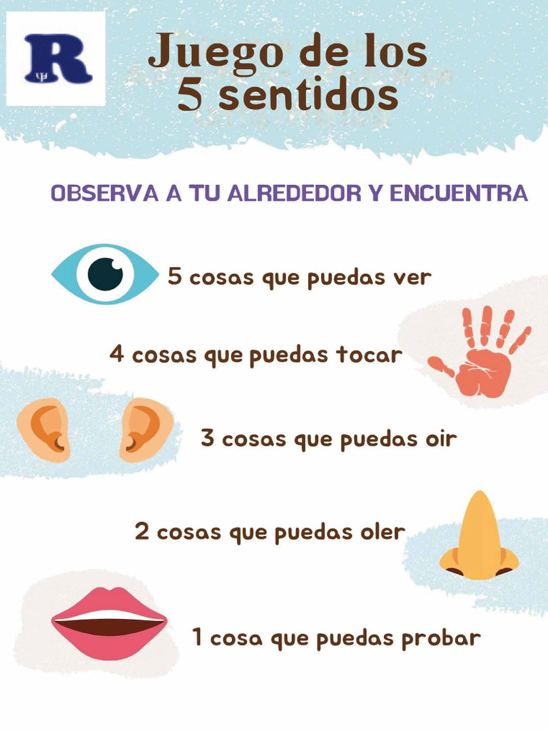 Juego de los 5 sentidos para niños | PDF