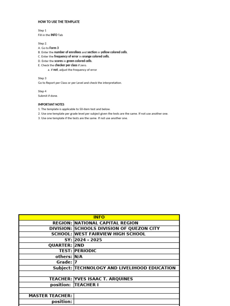 Technology Education Test Results Guide | PDF | Standard Deviation ...