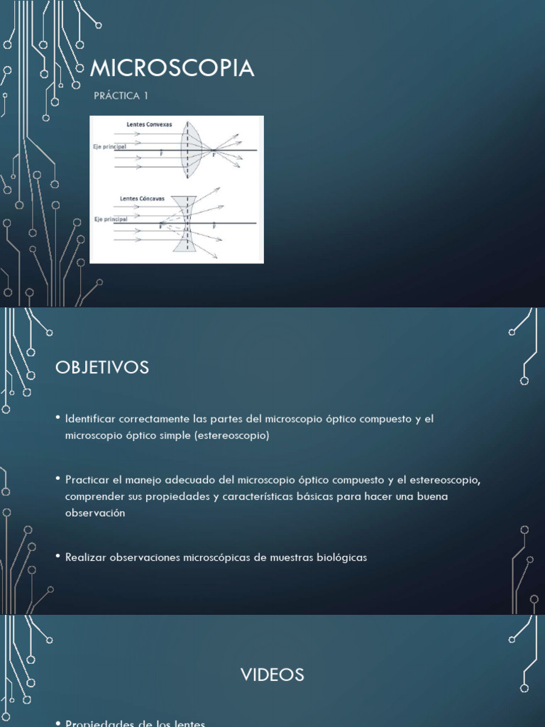Guía de Uso y Tipos de Microscopios | PDF | Microscopio | Química Física