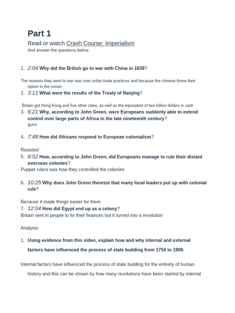 ? Introduction To Imperialism | PDF | Imperialism | Global Politics