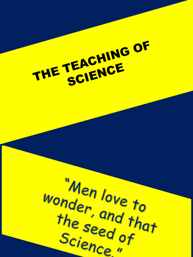 Week-1-Teaching-of-Science | PDF | Science | Constructivism (Philosophy ...