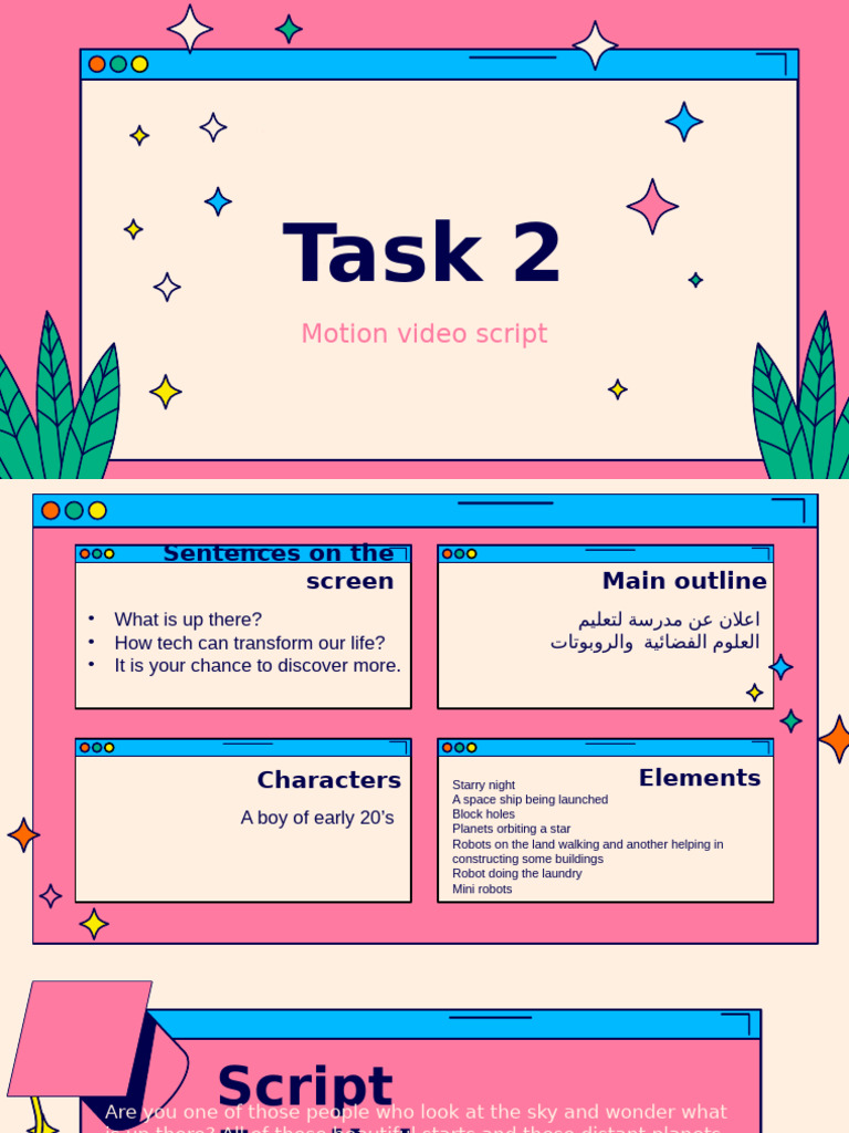 Motion Graphic Script | PDF