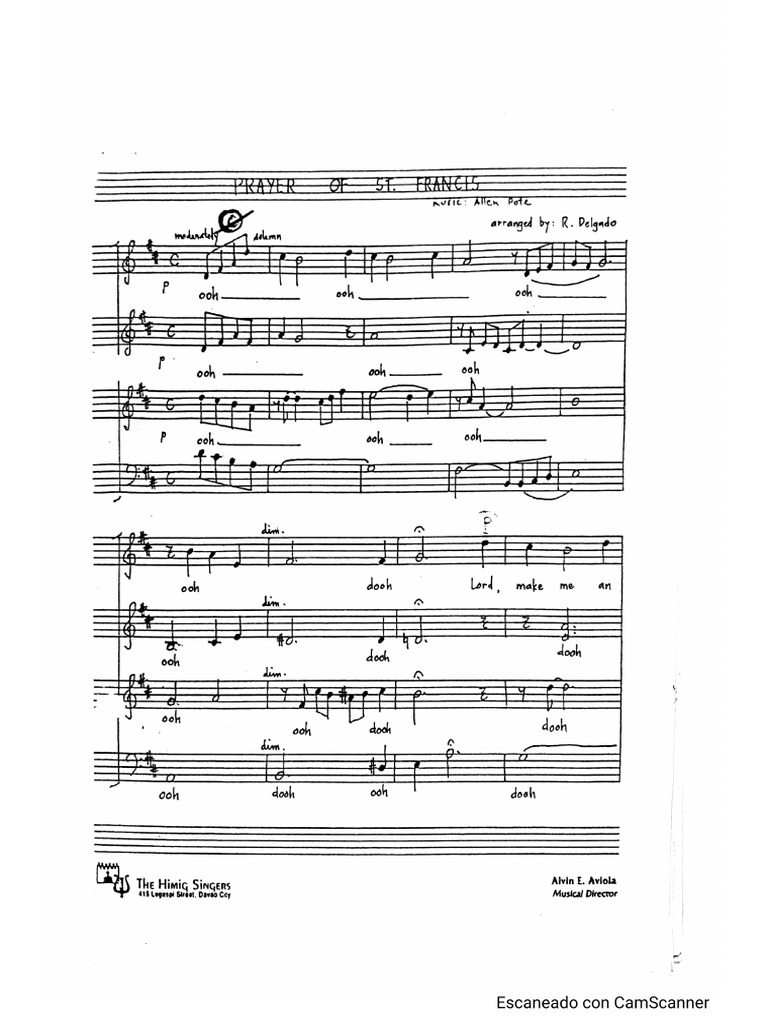 Prayer of St. Francis | PDF