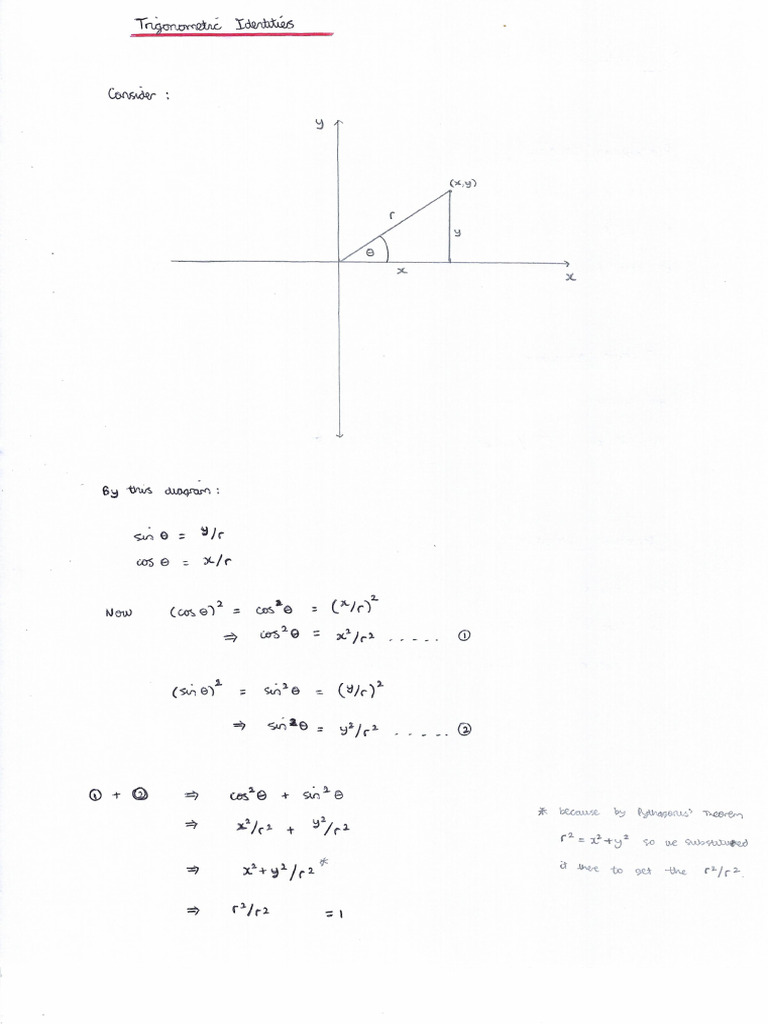 F4 Add Maths Lecture Notes (W4 T3 Trigs) | PDF