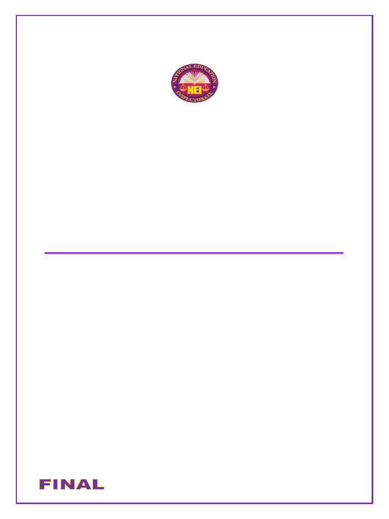 Old Harbour Primary School Inspection Report | PDF | Teachers | Curriculum