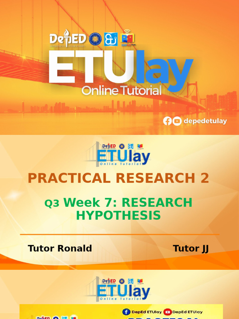 Q3 Week 7 PR2 Etulay | PDF | Hypothesis | Scientific Method